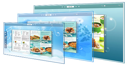Free Simple template with flexible Toolbar.[FlipBuilder.com]